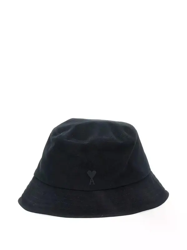 Ami Heart Logo Bucket Hat - 001|black